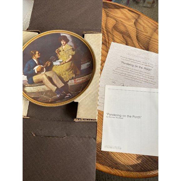Vintage | Accents | Norman Rockwell Collector Plates Limited Ed Knowles ...